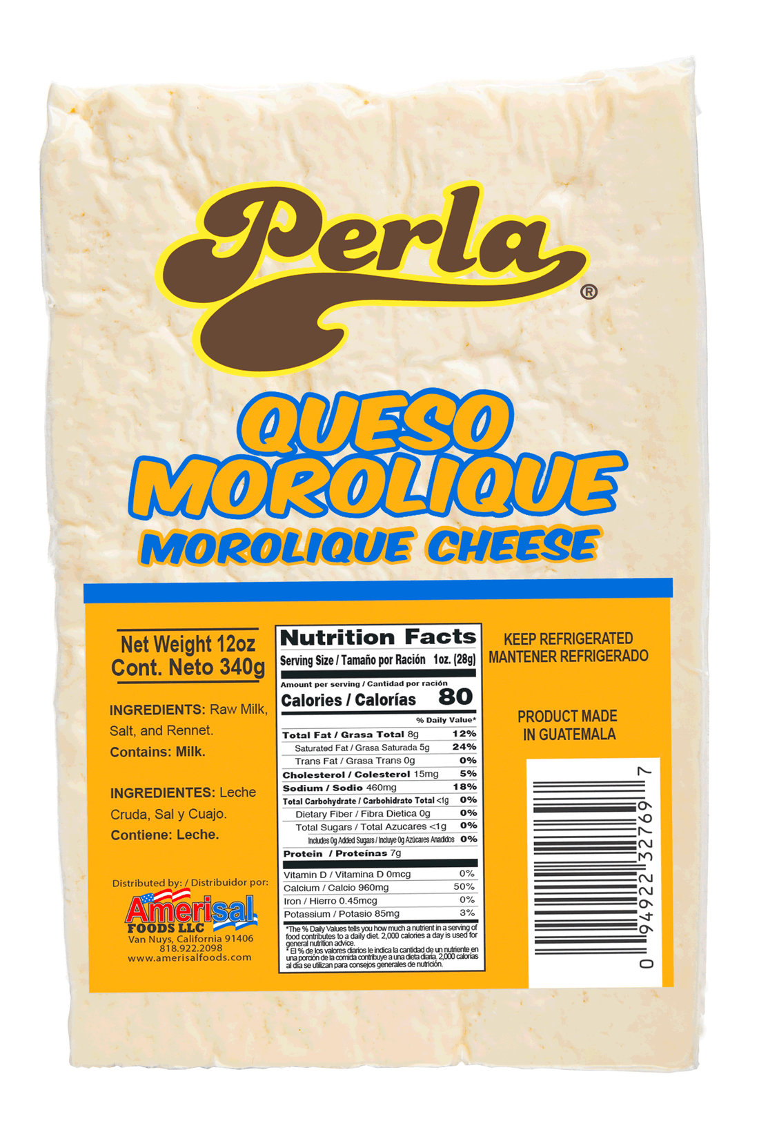 Perla Queso Morolique (Morolique Cheese) 12 oz – Amerisal Foods LLC